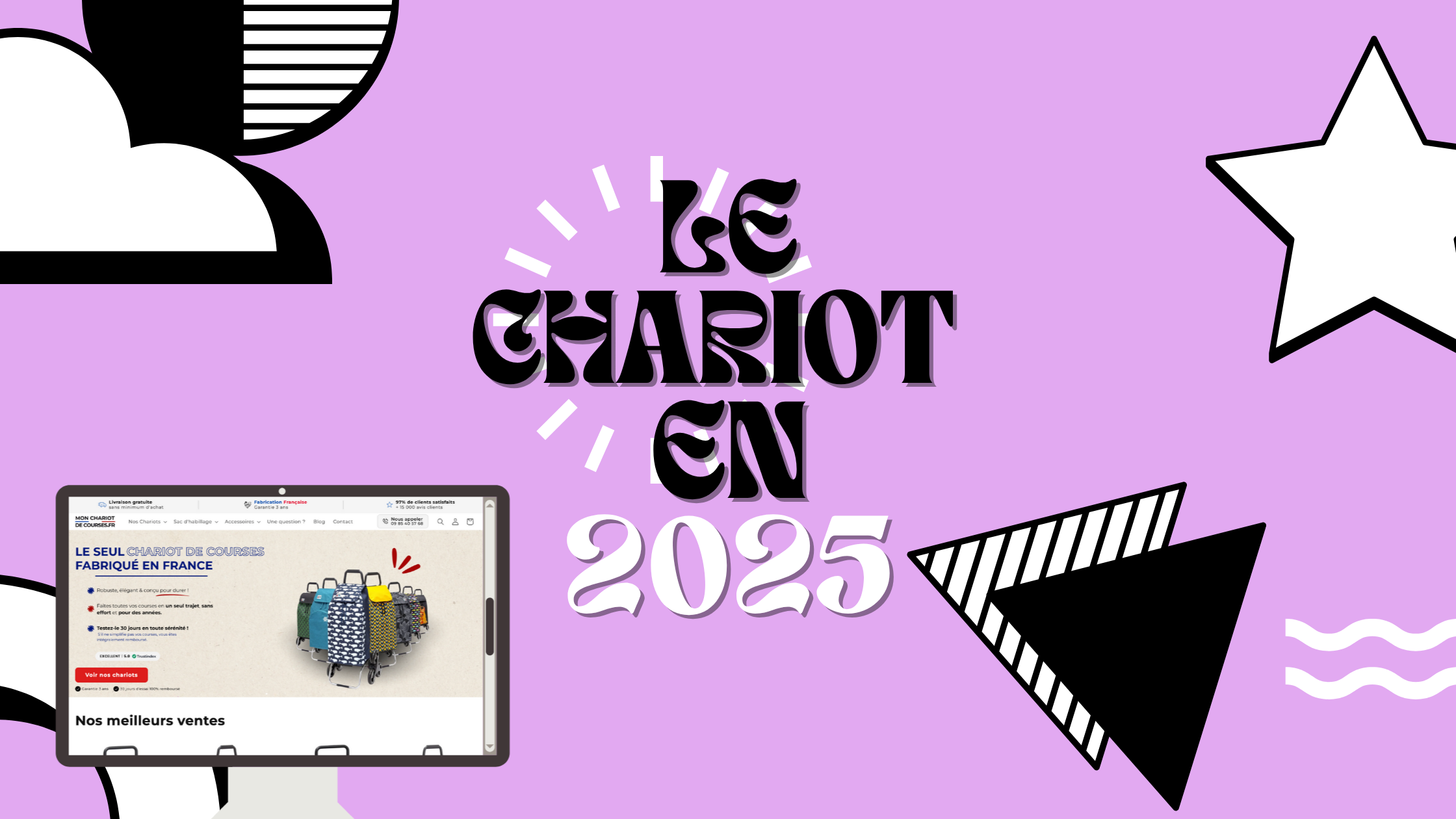 Le retour du chariot de course : un accessoire pratique devenu indispe