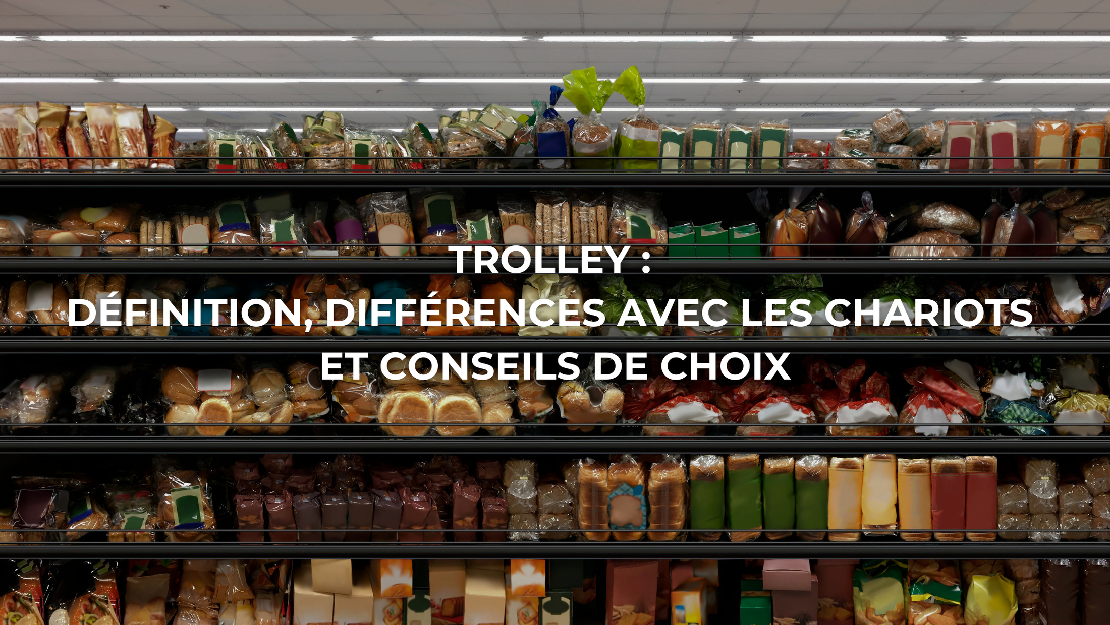 Trolley : définition, différences avec caddie/chariot et conseils de c ...